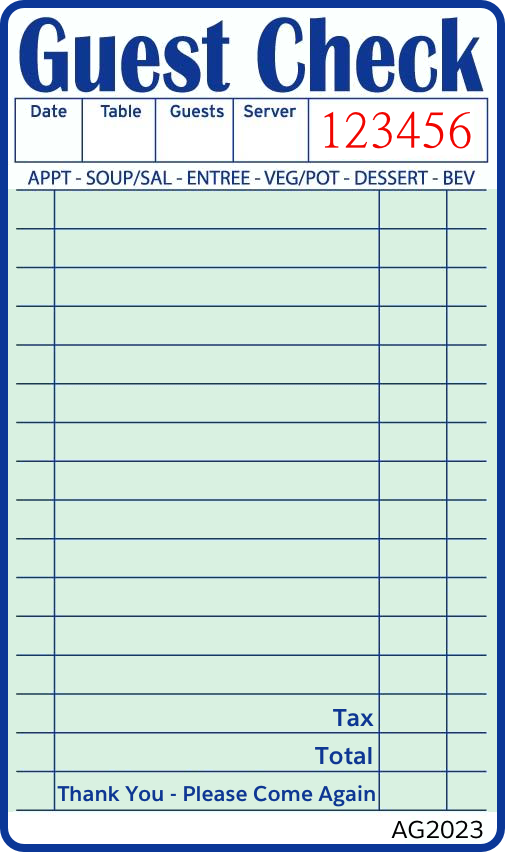 GuestCheck - New Order